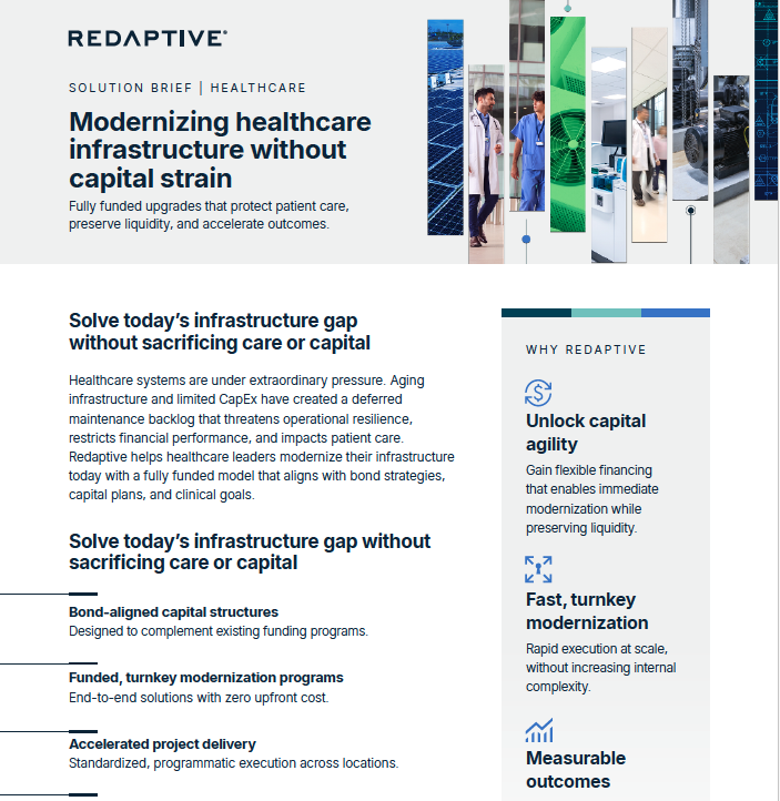 Healthcare Infrastructure Modernization | Redaptive